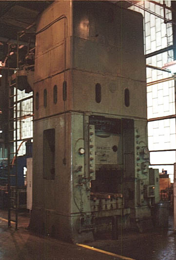 2000 Ton Press Hyd. Bliss Housing Type