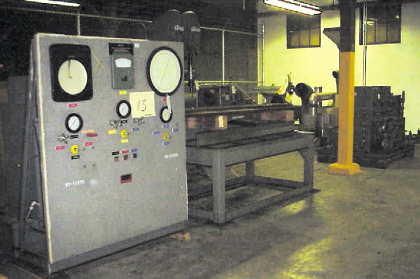 5000 Ton, Harwood Anvil Type Hydraulic Press